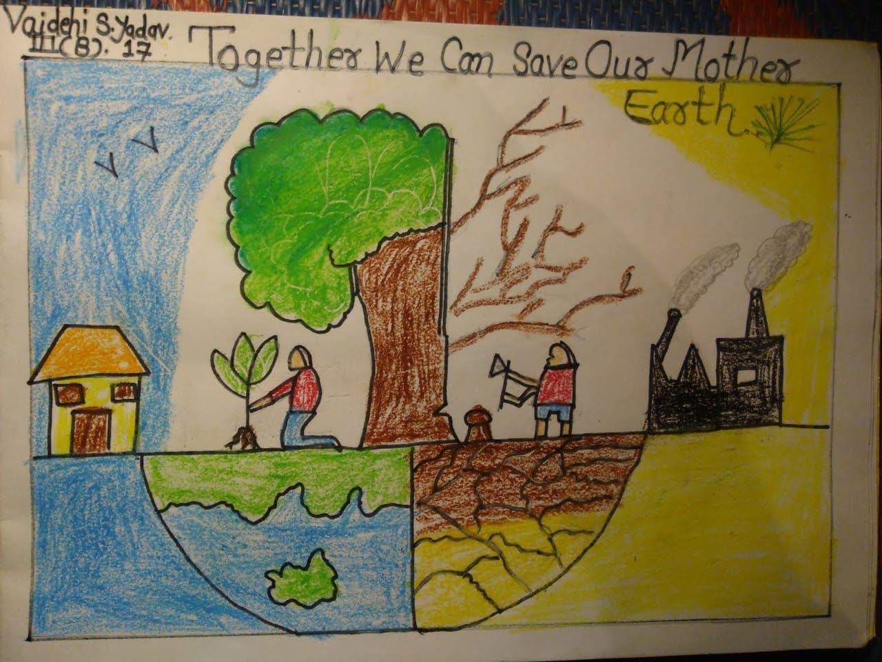 Drawing competition was held on the occasion of Independence Day ...