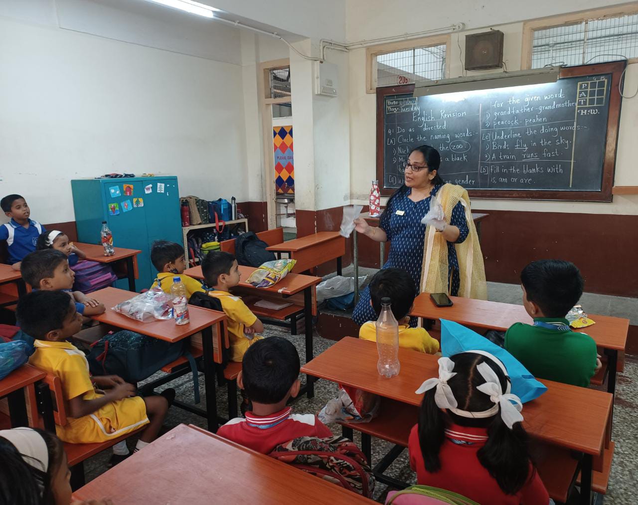 Eco Bricks activity conducted by Team R Society R Responsibility (NGO ...