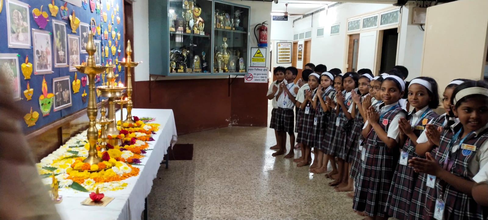 PTV EMS Primary and Secondary Section celebrated ‘Deep Pooja’ on 17th ...