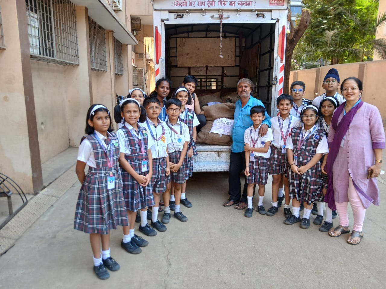 Joy of Giving: A Noble Initiative by Parle Tilak Vidyalaya English ...